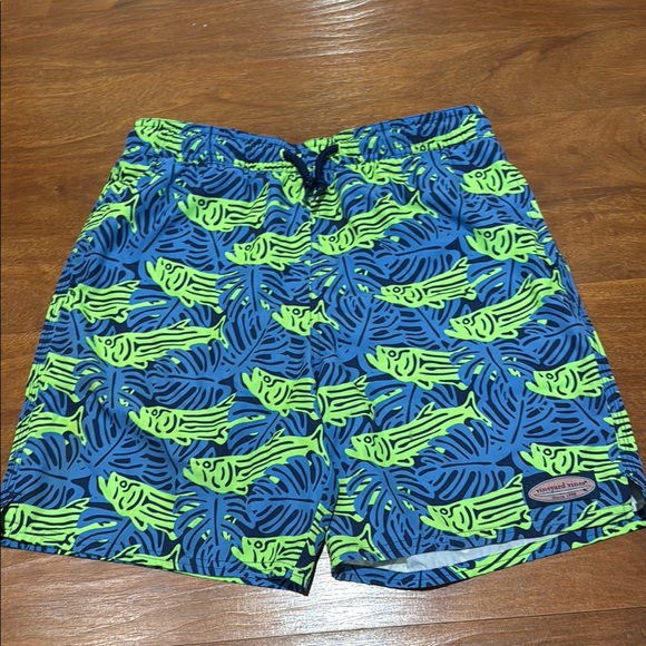 Vineyard Vines | Swim | Vineyard Vines Blue And Green Swim Trunks With ...